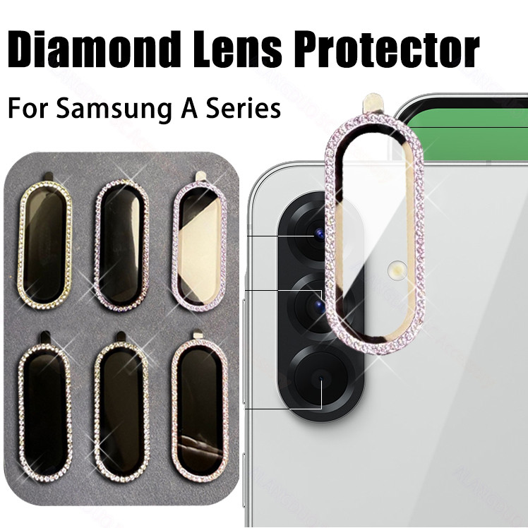 Diamond Camera Lens Protector For Samsung Galaxy A56 A36 A26 5G Metal ...