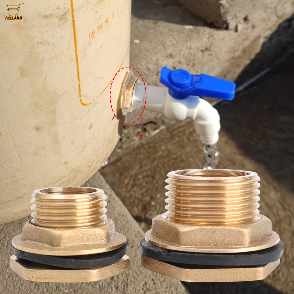1Pc Brass Tank Connector Water Tank Adapter Corrosion-Resistant ...