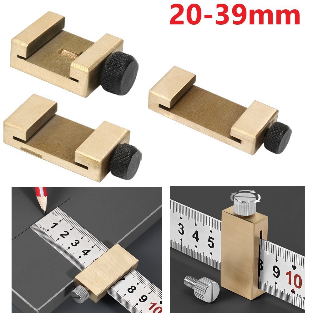 [VE]Steel Ruler Stopper Fences Angles Line Scribers Positioning Limit ...
