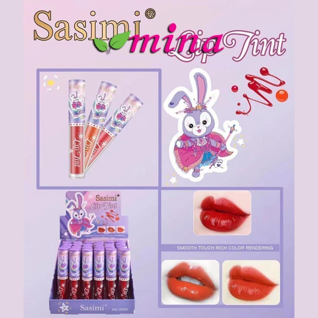 SASIMI Liptint Stella Lou S930 1PCS Girl Lip Tint Purple Cartoon Water ...