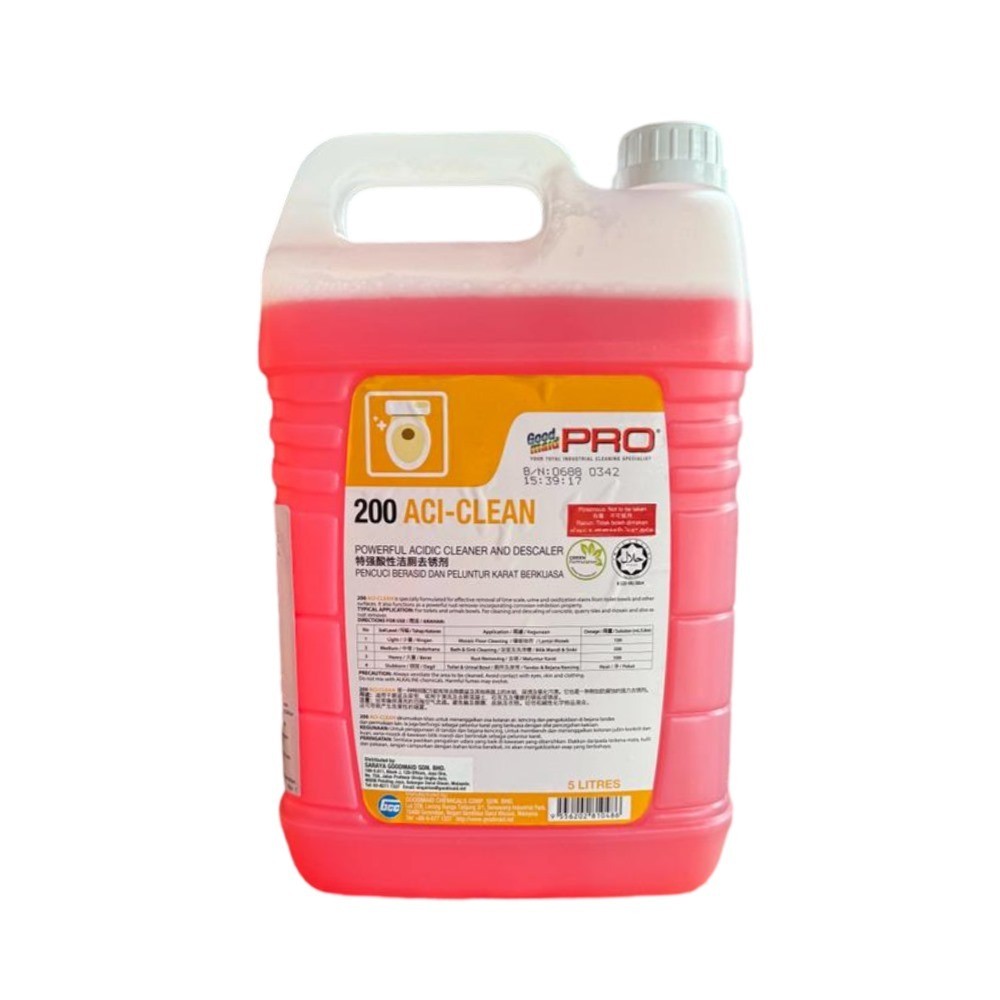 GOODMAID PRO GMP200 ACI-CLEAN (5L) Powerful Acidic Cleaner And Descaler ...
