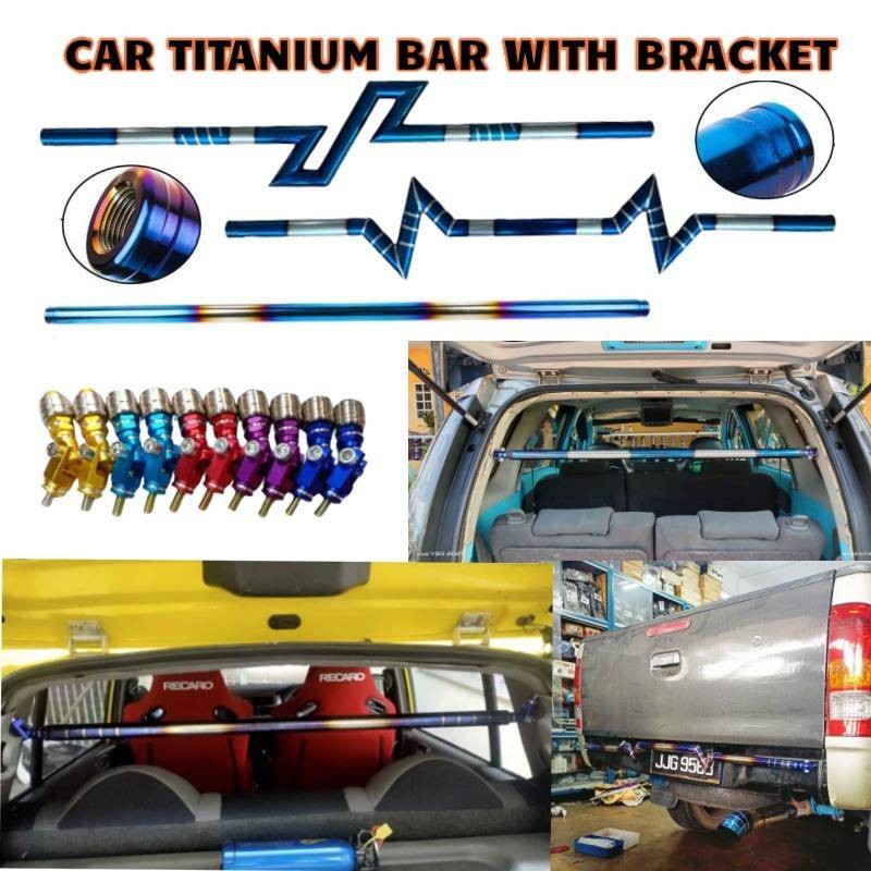 CAR UNIVERSAL TITANIUM BAR C-TYPE STRAIGHT TYPE WITH BRACKET 4x4 BAR ...