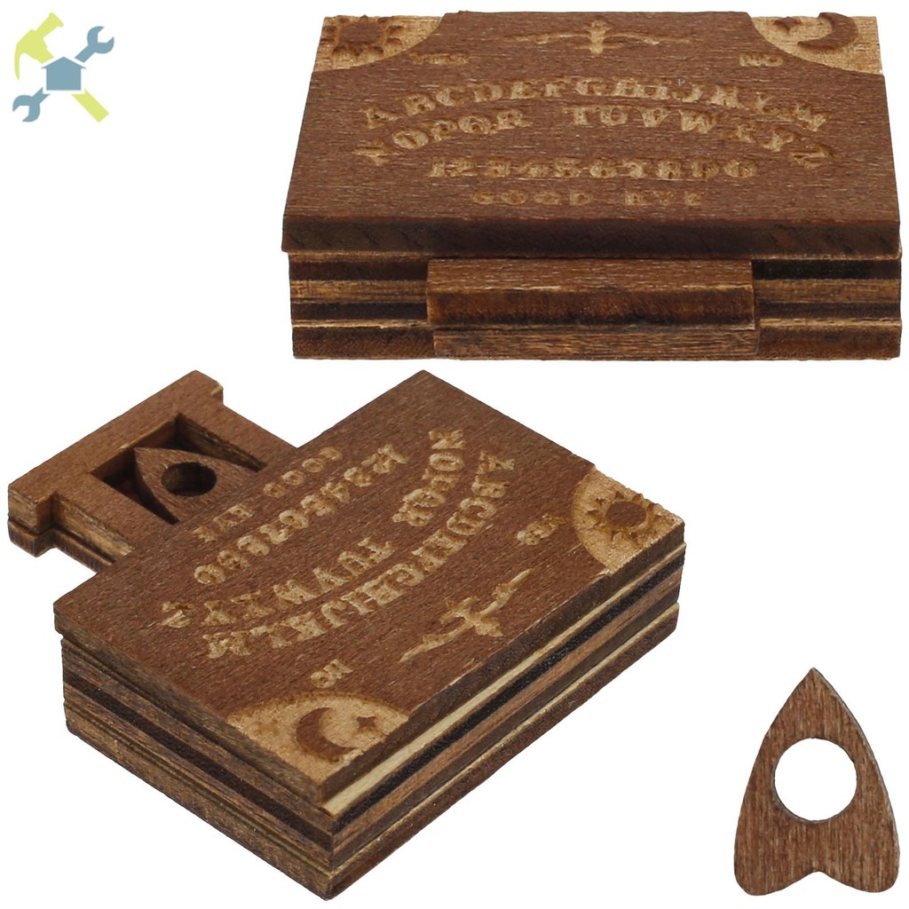 Miniature Spirit Board with Drawer Handmade Wooden Talking Spirit Board ...