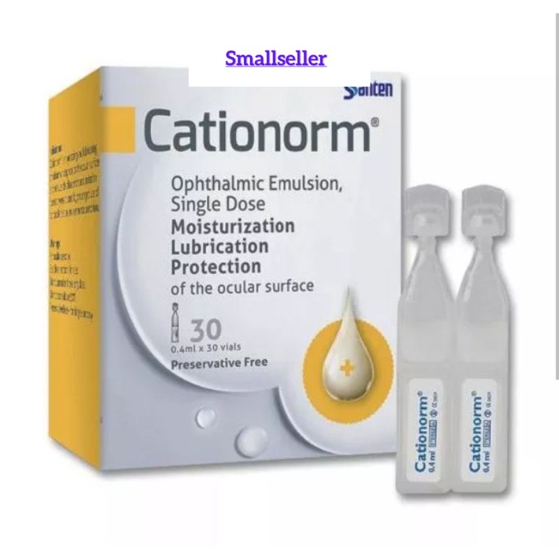 Cationorm Eye drops Opthalmic Emulsion 0.4ml × 30 Vials | Shopee Malaysia