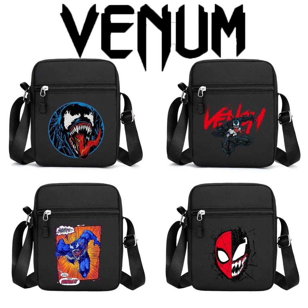 Marvel Movie Venom New High Quality Printed Square Canvas Crossbody Bag ...