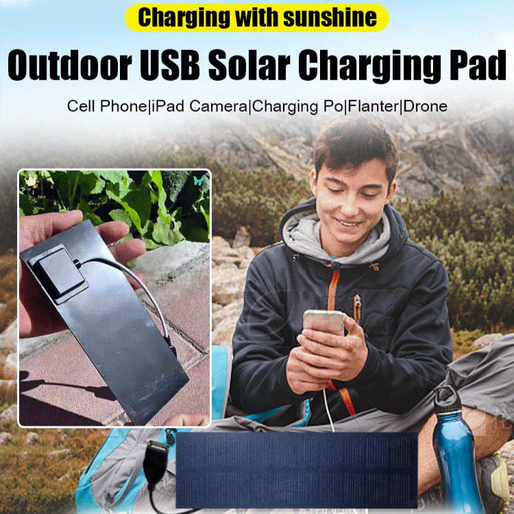 [0 Electric Bill/Charging With Sunshine] Outdoor USB Solar Charging ...