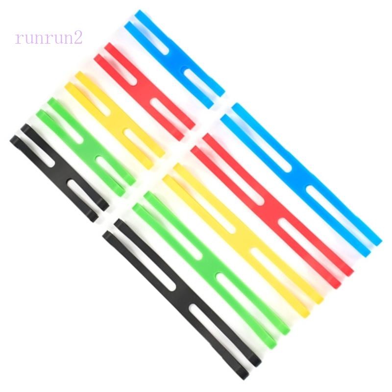 RUN 10PcsElastic Rubber Wrapping Bands for Wrapping Bag Wrap Silicone ...