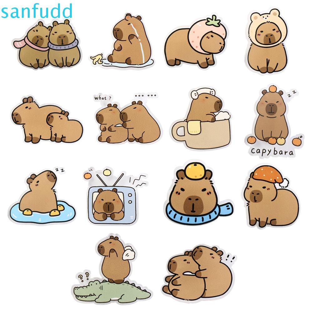 SANFUDD Acrylic Capybara Pin, Breastpin Cute Capybara Brooch, Cartoon ...