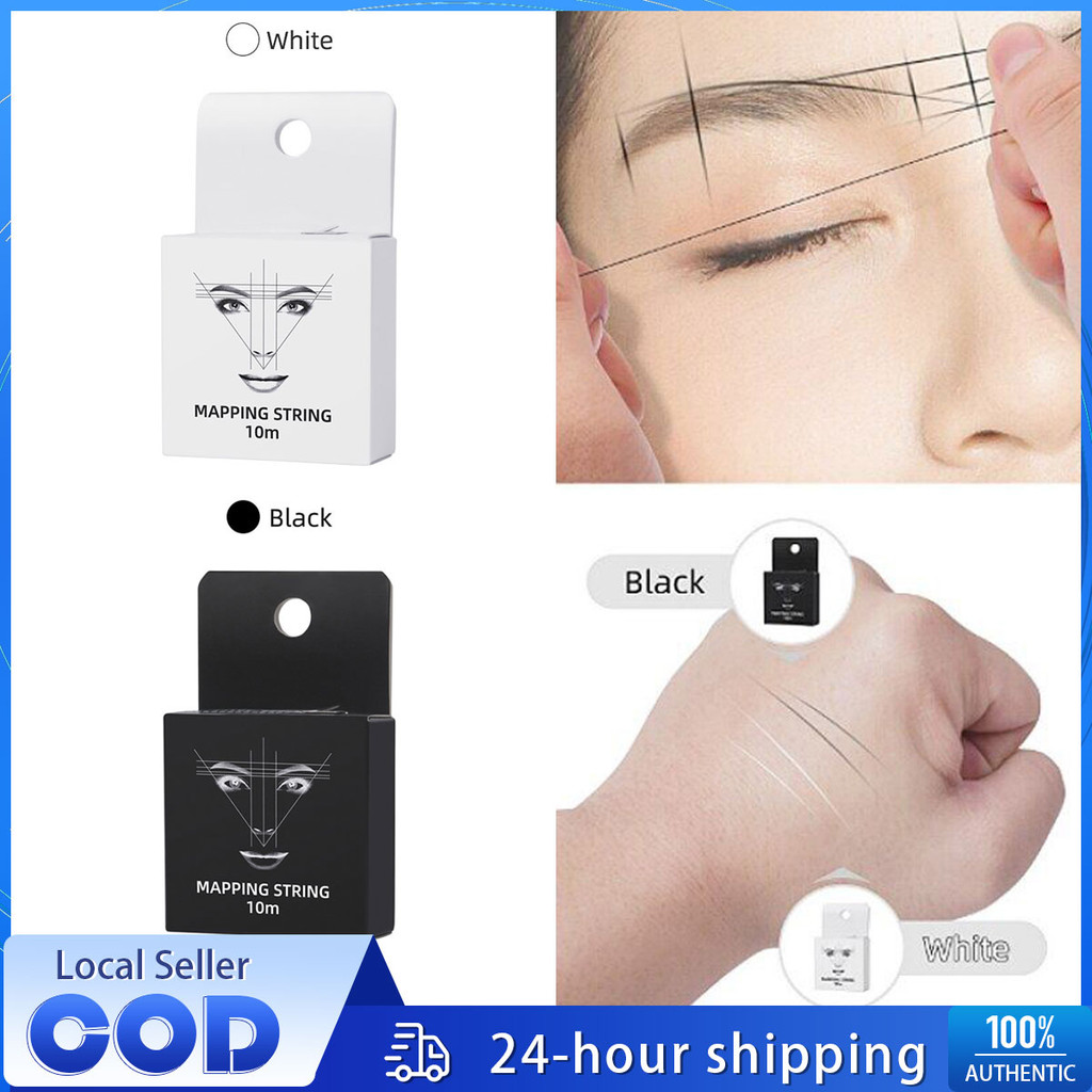 New Ink Tattooed Eyebrows Ruler 10Meter Linen Thread Assisted Line ...
