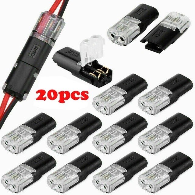 Led Solder-Free Stripping-Free Quick Connection Terminal Double Wire ...