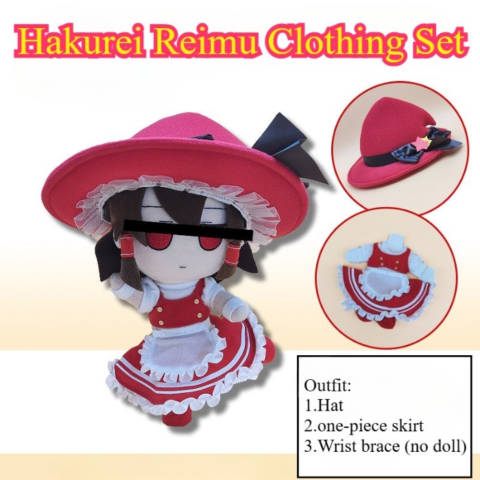 FUMO Baby Dress Red Witch Set Suitable Skeleton Version 24cm Doll ...