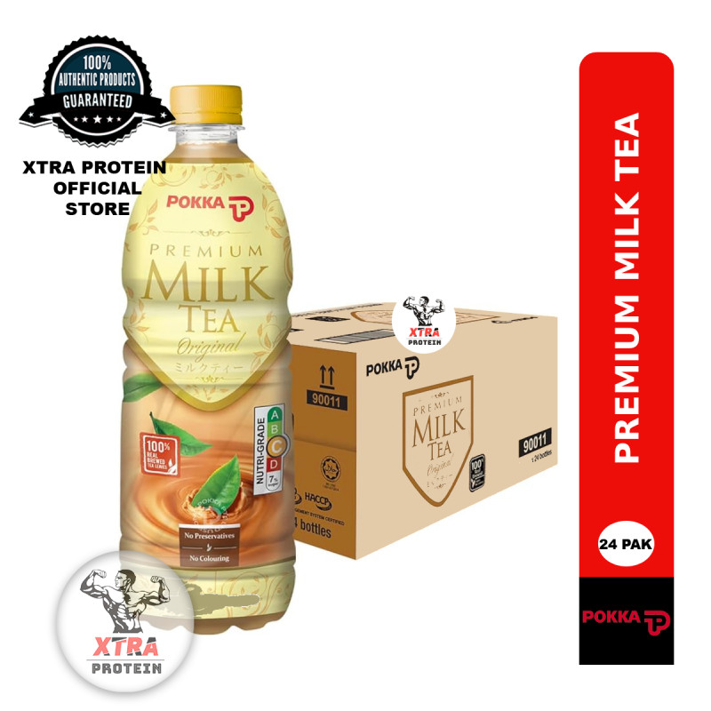 Pokka Premium Milk Tea Less Sugar (320ml) 24 Pack EXP 22-12-2024 | Shopee Malaysia