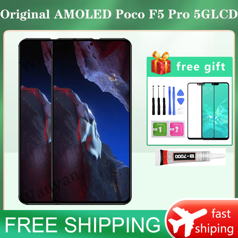 Original AMOLED Poco F5 Pro 5G LCD Display Touch Screen With Frame Replacement | Shopee Malaysia