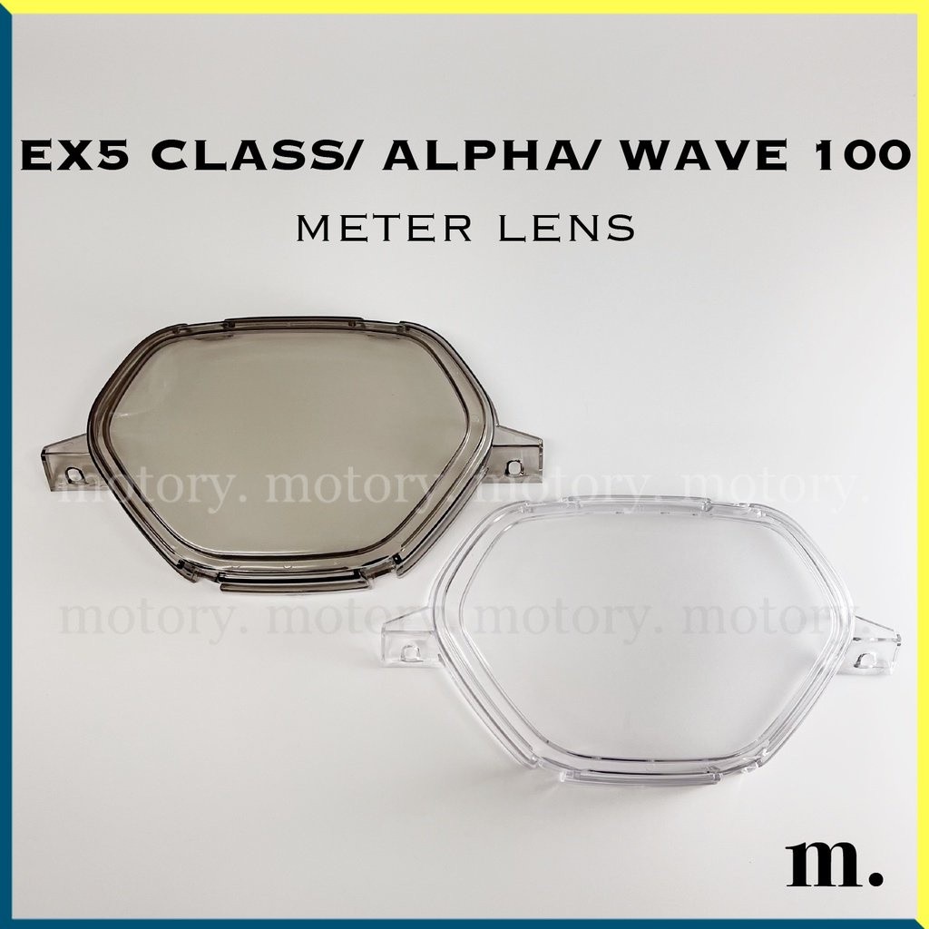 HONDA EX5 CLASS / ALPHA110 CX / WAVE110 DX / WAVE100 - METER LENS COVER ...