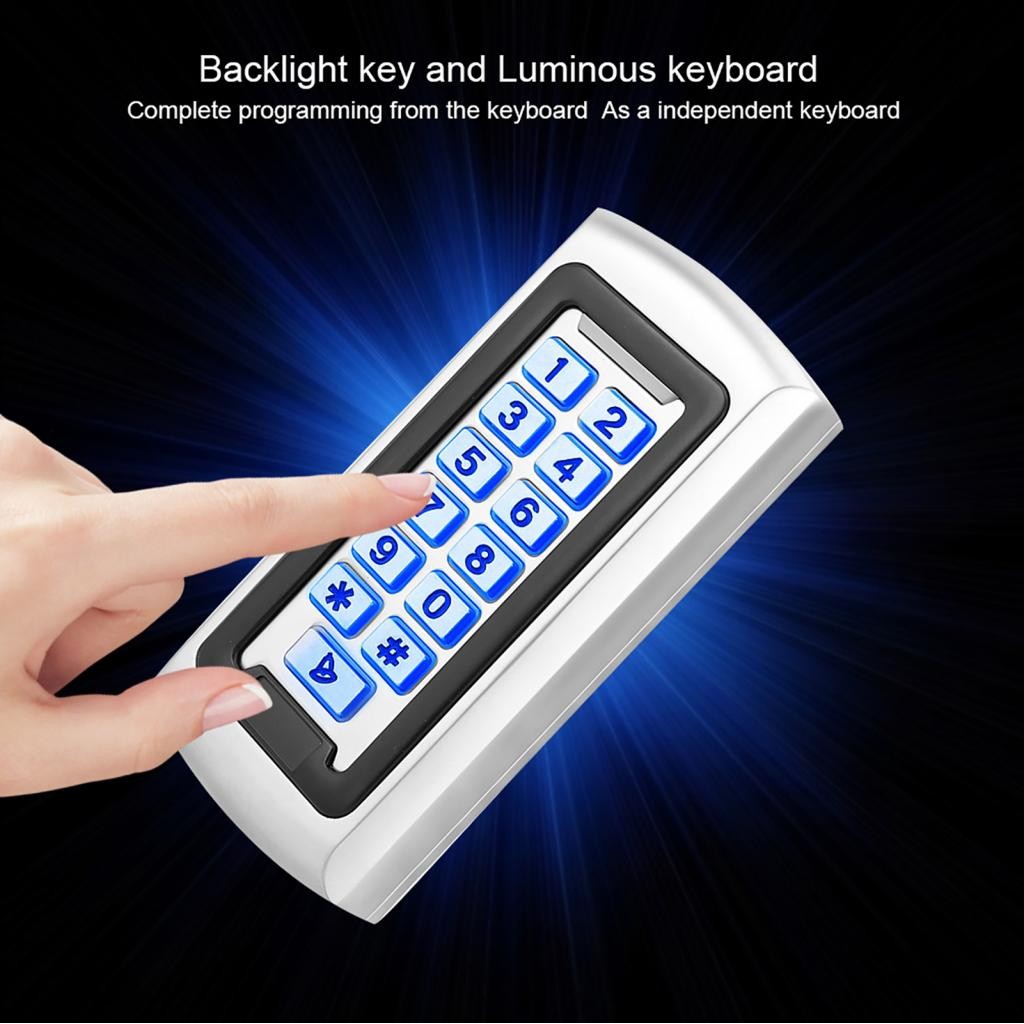 Tominihouse RFID Access Control Keypad IP68 Waterproof Metal Case ...