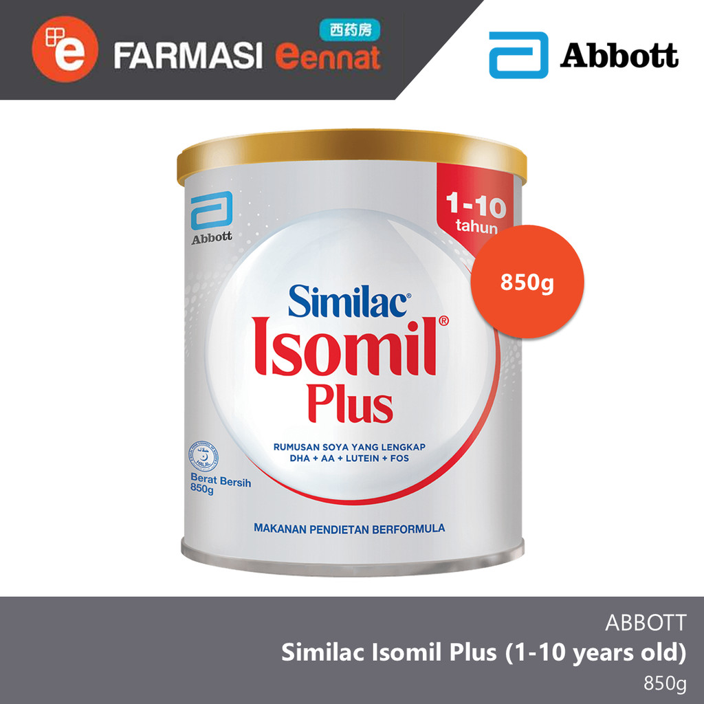 [Eennat Pharmacy] Abbott Similac Isomil Plus 1-10 years old (850g ...