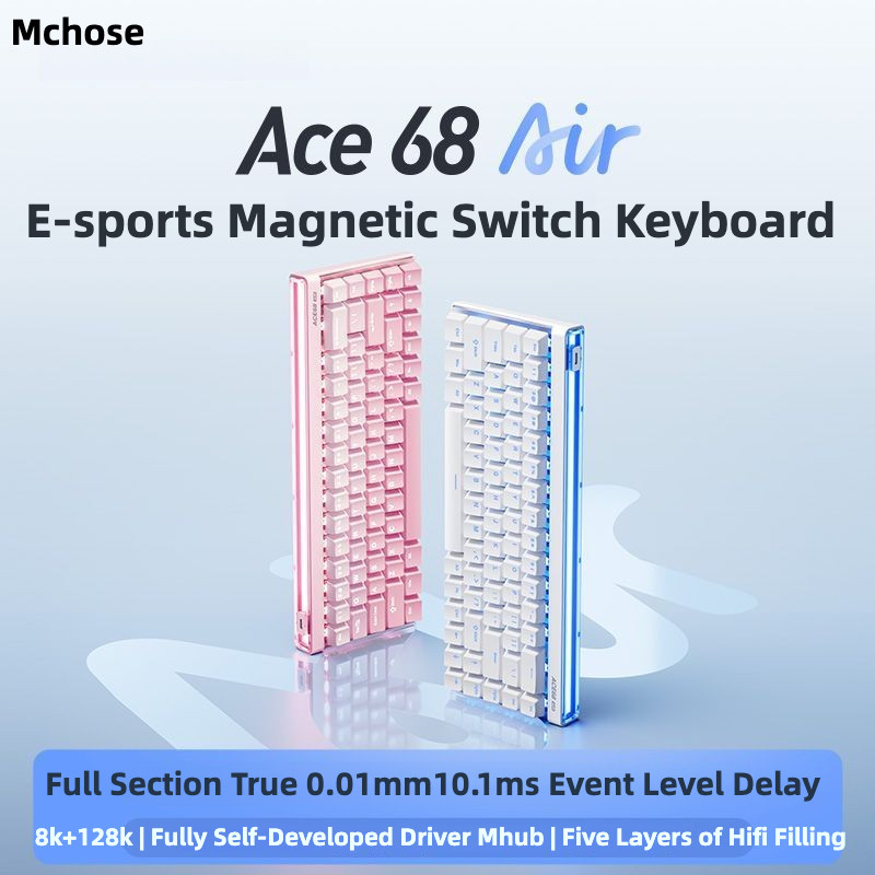 MCHOSE Ace 68 Air Magnetic Switch Mechanical Keyboard Wired E-Sports ...