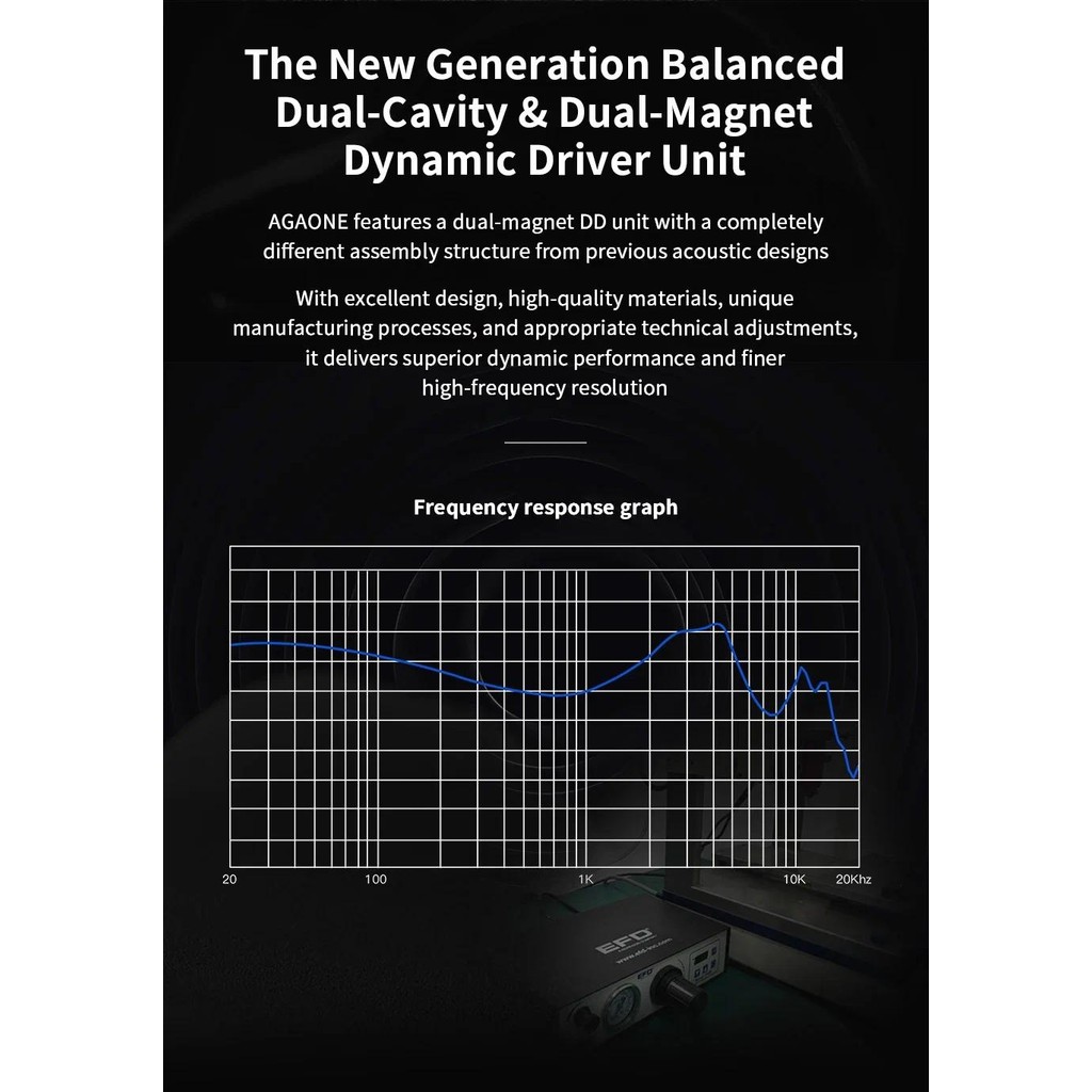 Agasound AGA ONE Balanced DCD Magnetic DD HIFI Earphones In ear Monitor ...