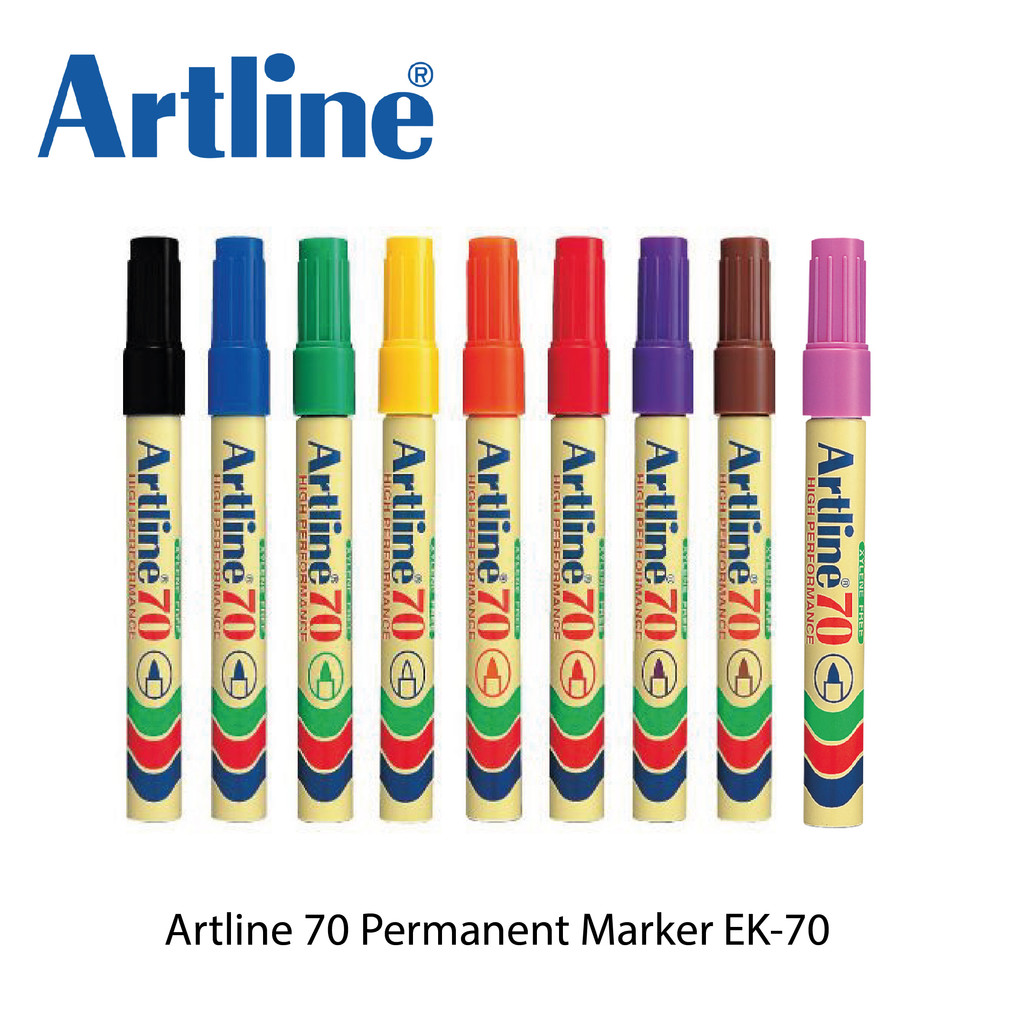 Artline EK-70 Refillable Permanent Marker 1.5mm | Shopee Malaysia