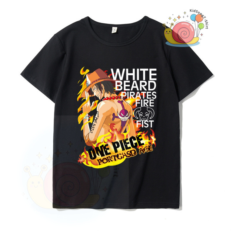 Himan [One Piece] T-shirt Eslo Luffy Sauron T-shirt kartun kanak-kanak ...