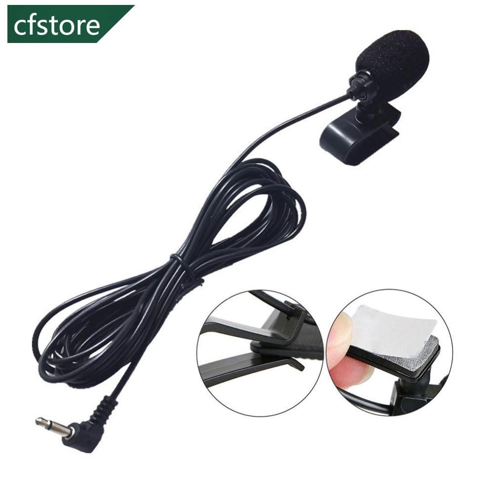 CFSTORE Car Audio Microphone Radio 3.5MM Microphone Plug Wired Mic 3m ...