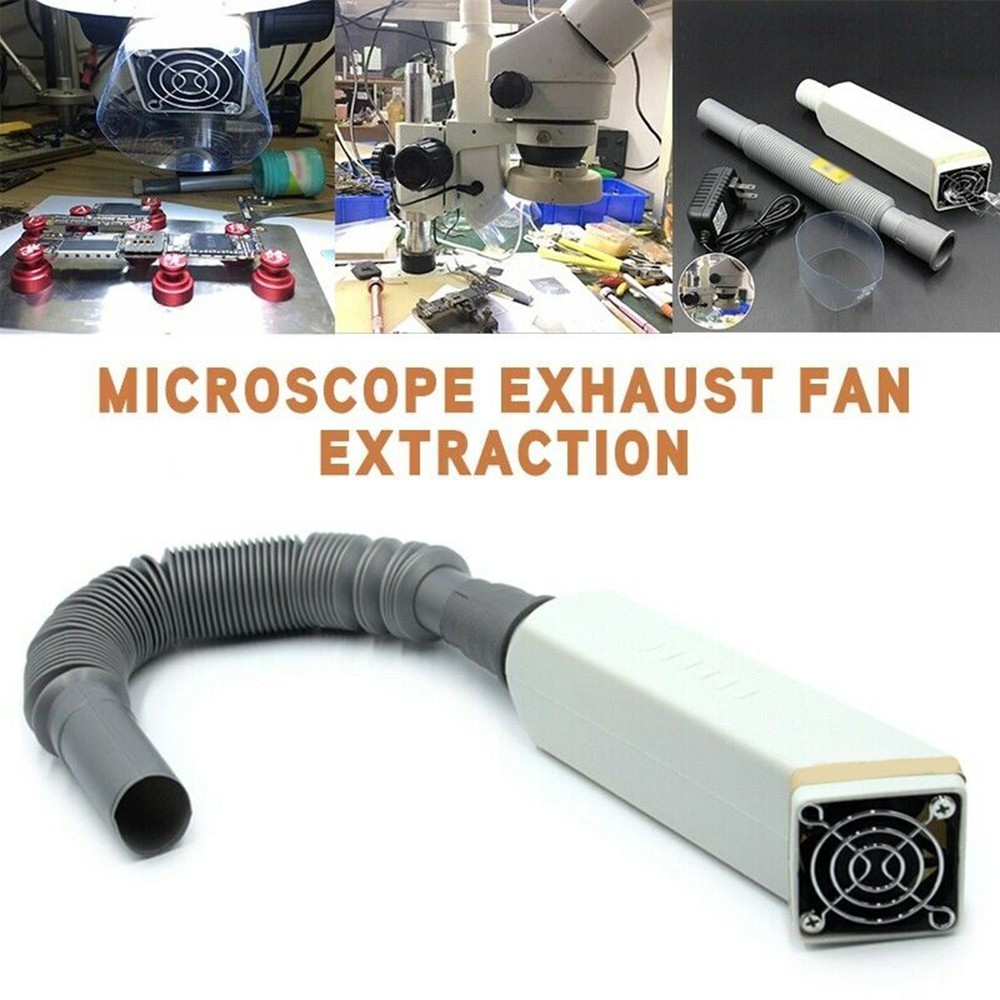 [HOT] Microscope Exhaust Fan Extraction F Rosin Soldering Welding Oil ...