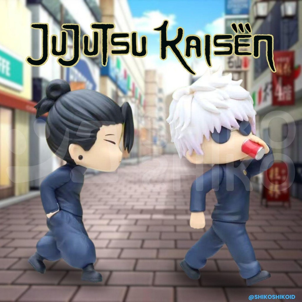 FGCjjt Figure Jujutsu Kaisen Street Drifter Gojo Satoru Geto Chibi ...