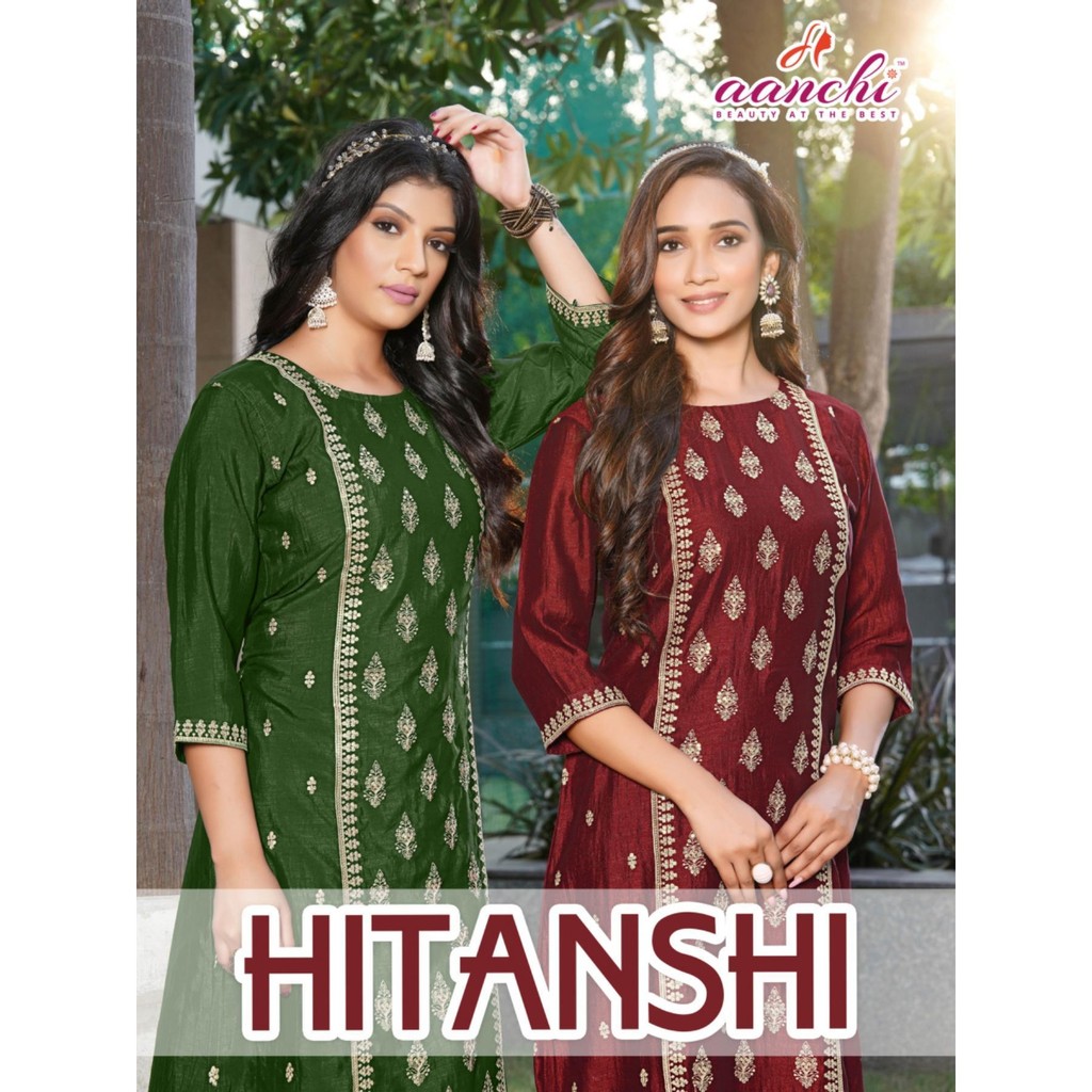 AANCHI HITANSHI PREMIUM TOP STYLISH ETHNIC WEAR FOR WOMEN | Shopee Malaysia