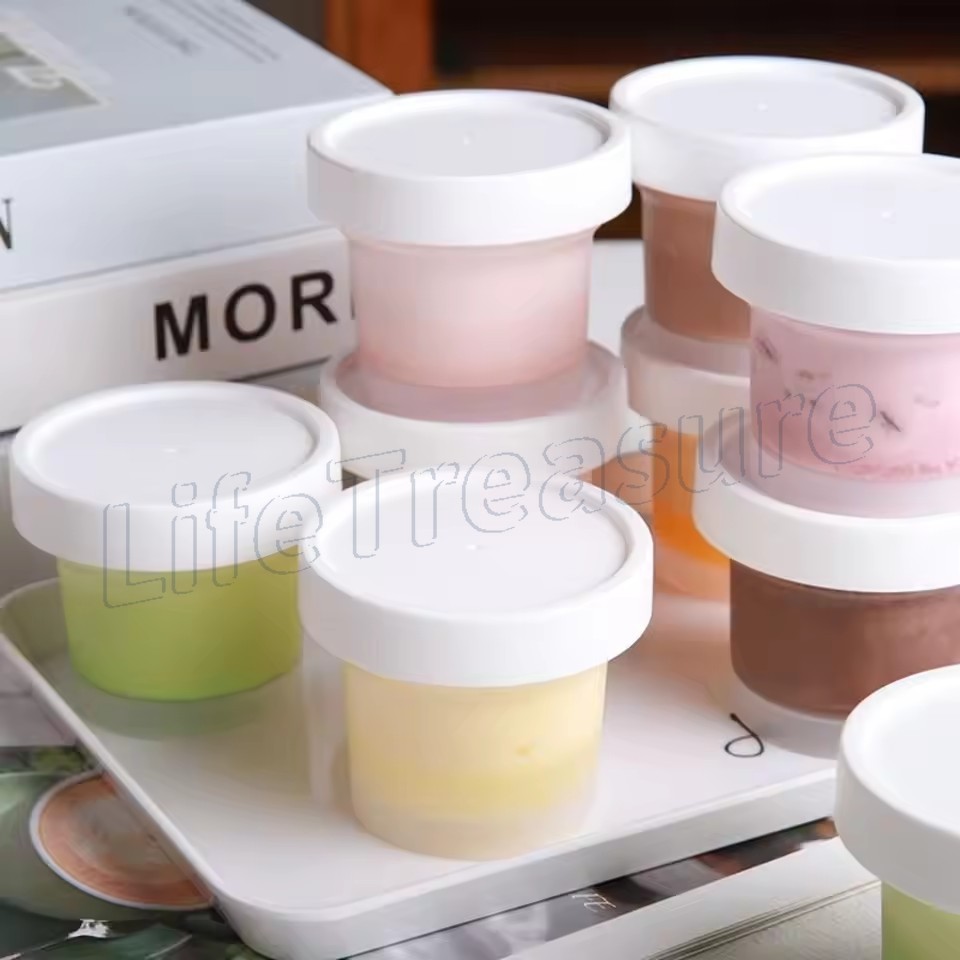 DIY Ice Cream Packaging Boxe - Food Storage - Homemade Mousse Yogurt ...