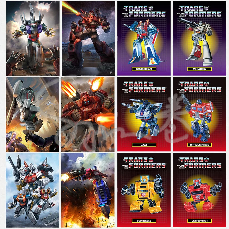 Comic cartoon transformers cover poster canvas printing transformers ...