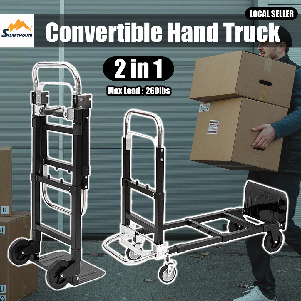 Multipurpose Trolley HeavyDuty Foldable trolley troly Aluminum Hand ...