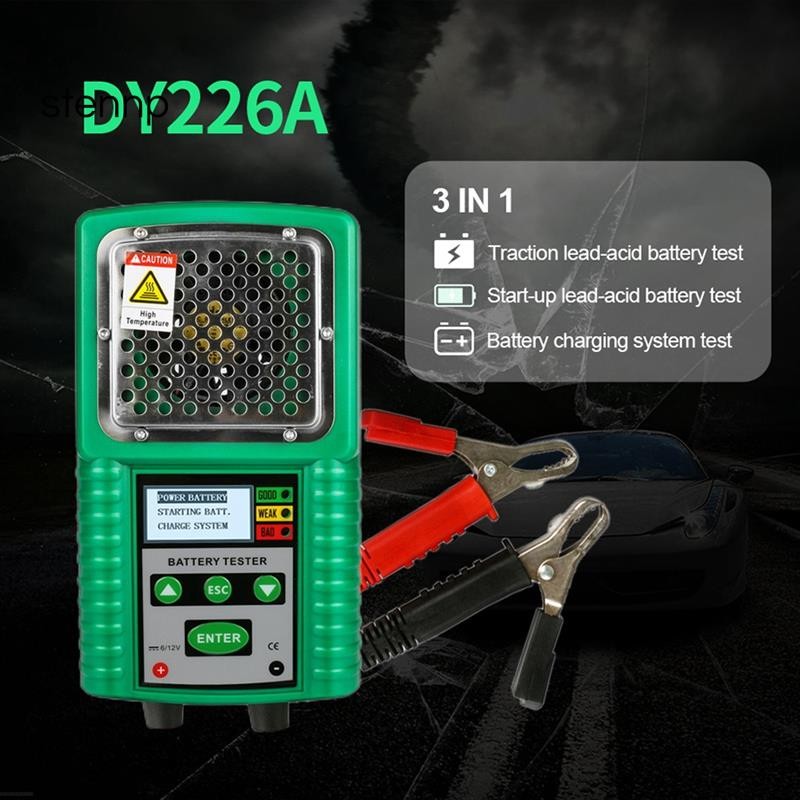 DY226A 3 in 1 Car Battery Tester, Traction DC Auto Power Load Starting ...
