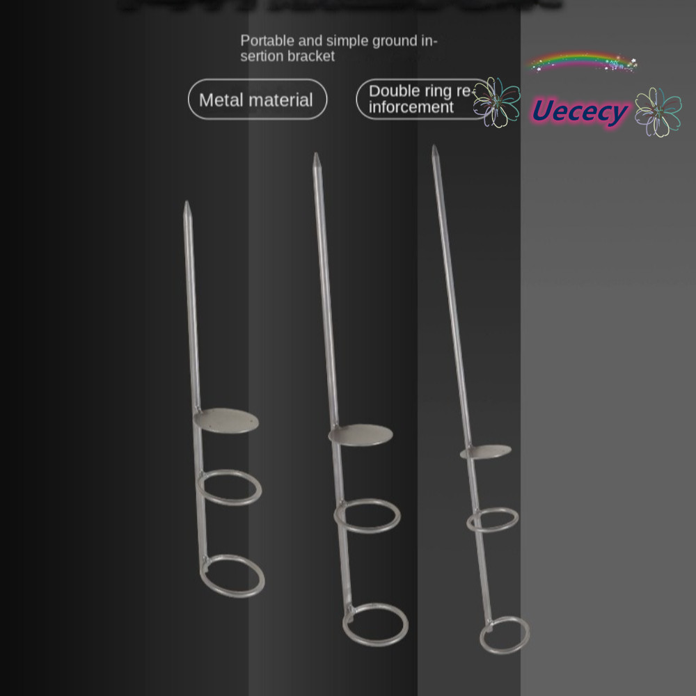UECECY Fishing Rod Holder, Insertion Universal Fishing Ground, Ground ...
