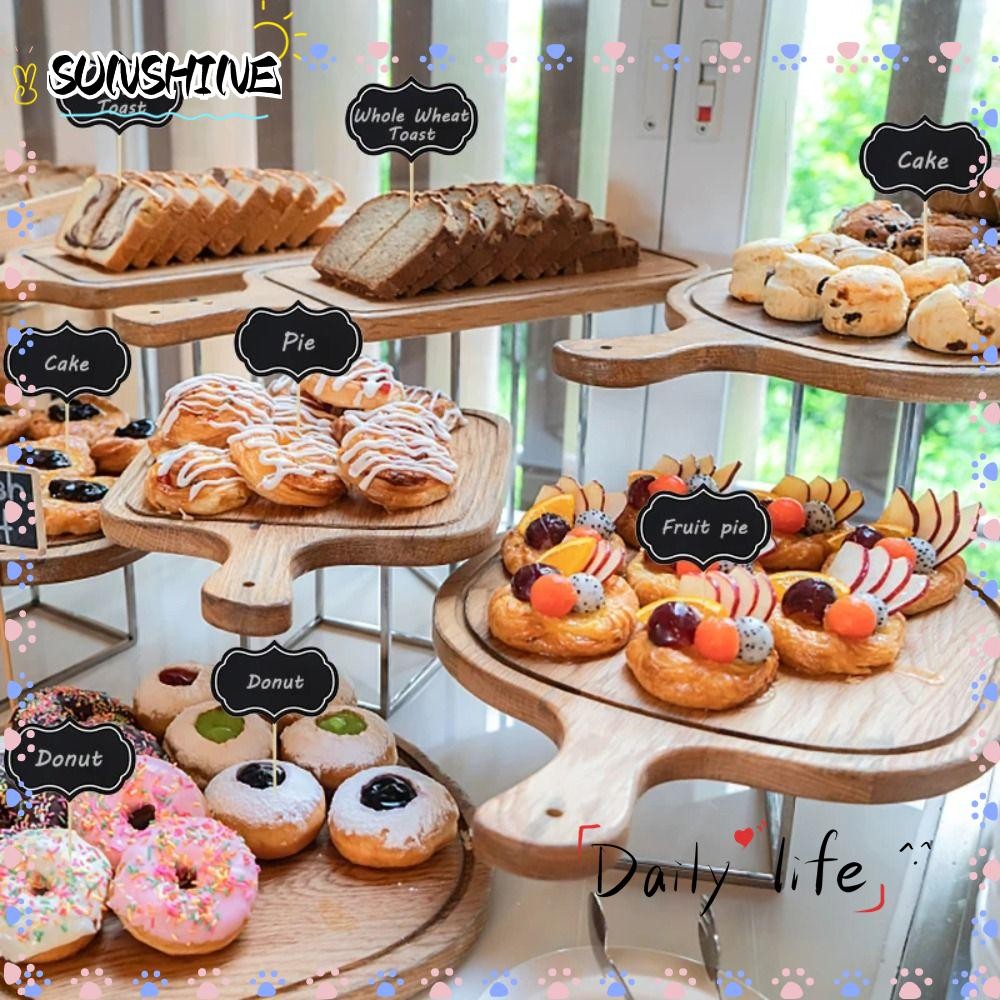 1SUNSHINE Chalkboard Board, Charcuterie Toppers Markers Cheese Picks ...