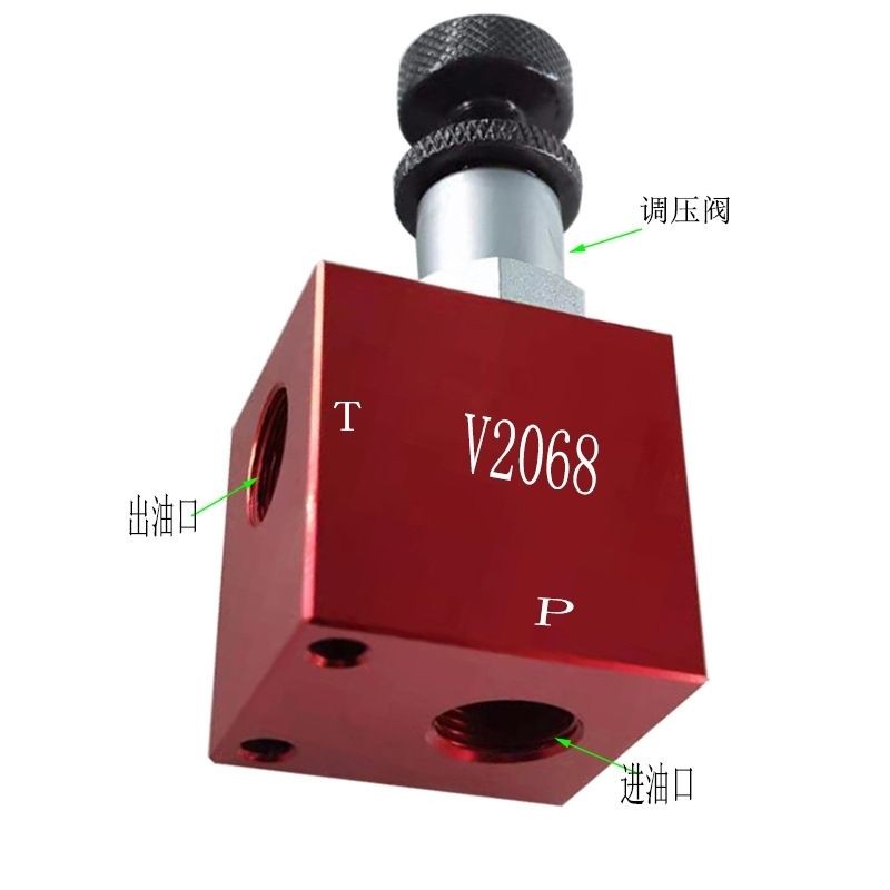 Threaded Plug-In Straight-Action Overflow Valve YF08-00 Pressure ...