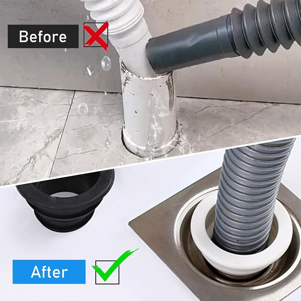 【HODRD】Fit Drain Pipe Hose Silicone , Washing Machine Drain Hose Holder ...