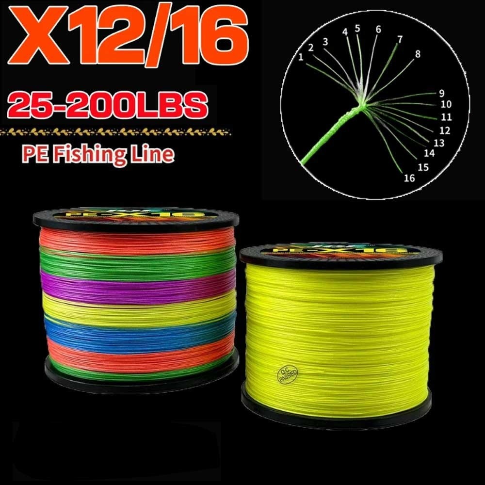 Tali Pancing JOF Strong Braided Fishing Line 16x 100M-1000m Pe Super ...