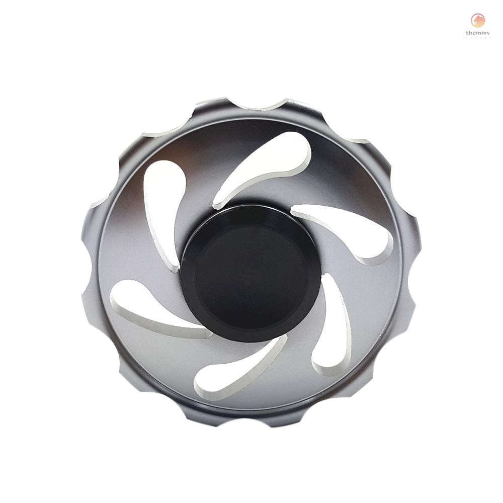 New Metal Aluminium Alloy Round EDC Hand Fidget Finger Spinner Gadgets ...