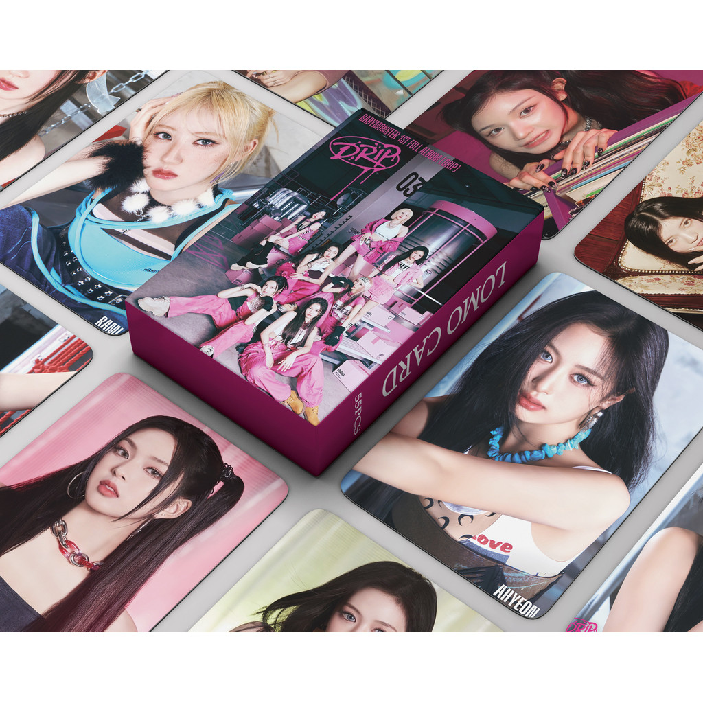 55pcs BABYMONSTER DRIP Lomo Cards CLIK CLAK see you there FOREVER Like ...