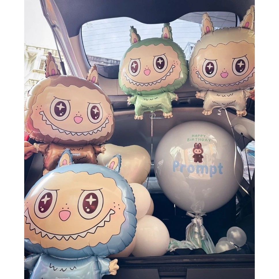 Labubu Cartoon Animal Shaped Birthday Party Decoration Balloon | Shopee ...