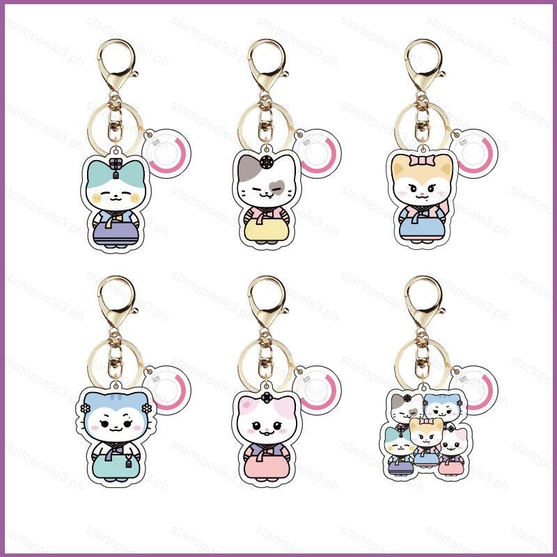 Ellen ITZY Hwang Yeji Ryujin Chaeryeong Cartoon Star Acrylic Keychain ...