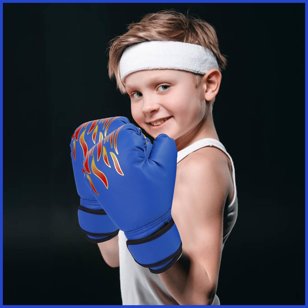 Child Boxing Gloves Kids Sparring Punching Gloves Protective Beginners ...