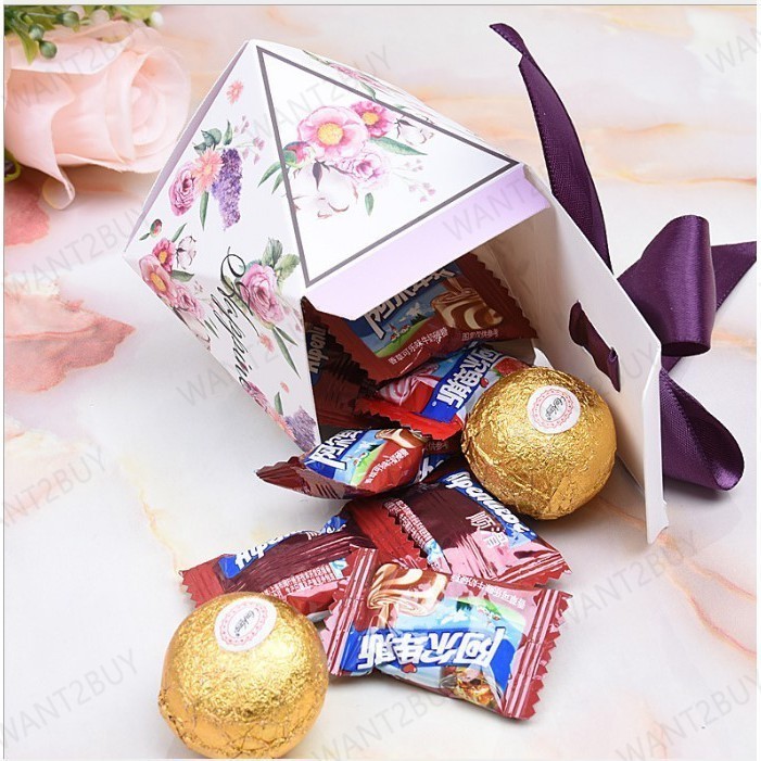 JOY Doorgift Diamond Shape Wedding Party Birthday Favour Goodies Gift ...