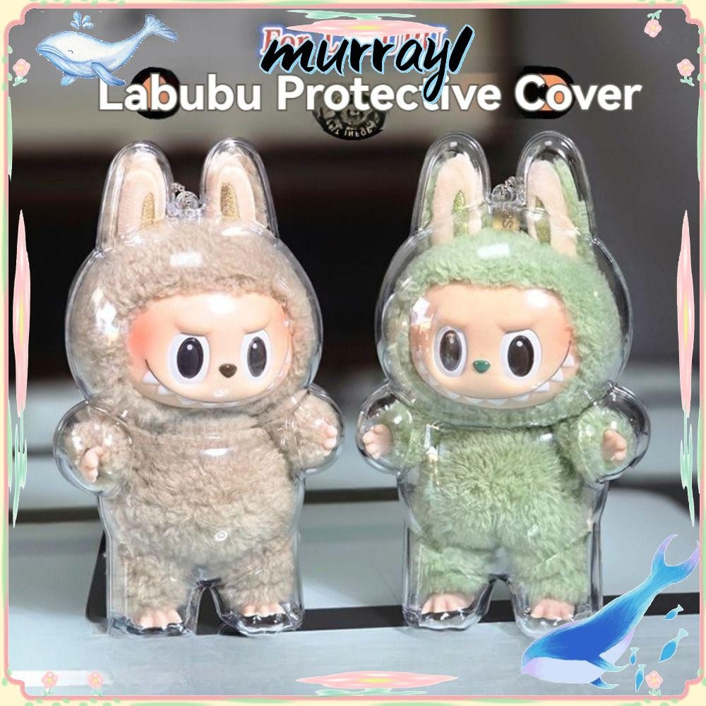 MURRAY1 Labubu Protective Cover, Doll Accessories Transparent Labubu ...
