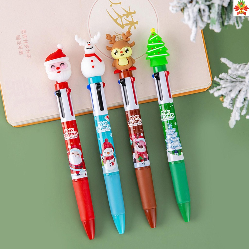 Cartoon Christmas Ballpoint Pen Nice Writing Experience Eye-catching ...