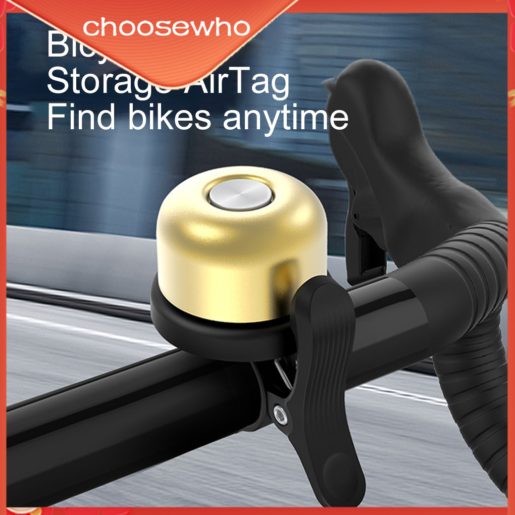 Brass Bicycle Bell For AirTag GPS Anti Theft Waterproof Ring And ...
