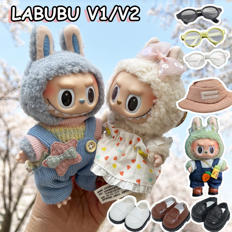 Labubu Doll's Dress Accessories DIY Cute Mini Doll Dress For Labubu ...