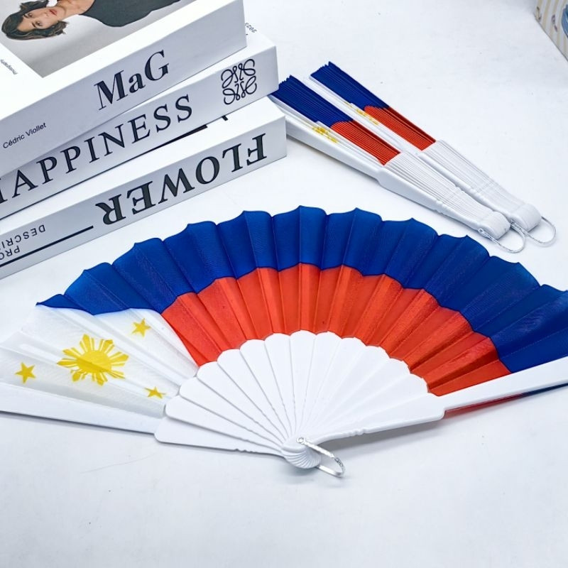 ( EE )Philippines Flag Fan Abaniko Pamaypay Philippines Flag ...