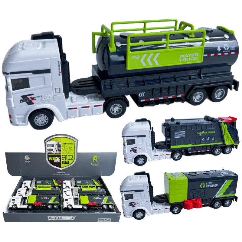 Sanitation Truck Truck Inertial City Transporter Garbage Recycling ...