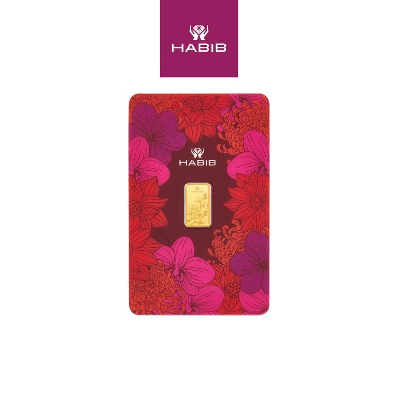 HABIB 0.5g 999.9 Gold Bar (Four Seasons) - Accredited By London Bullion ...